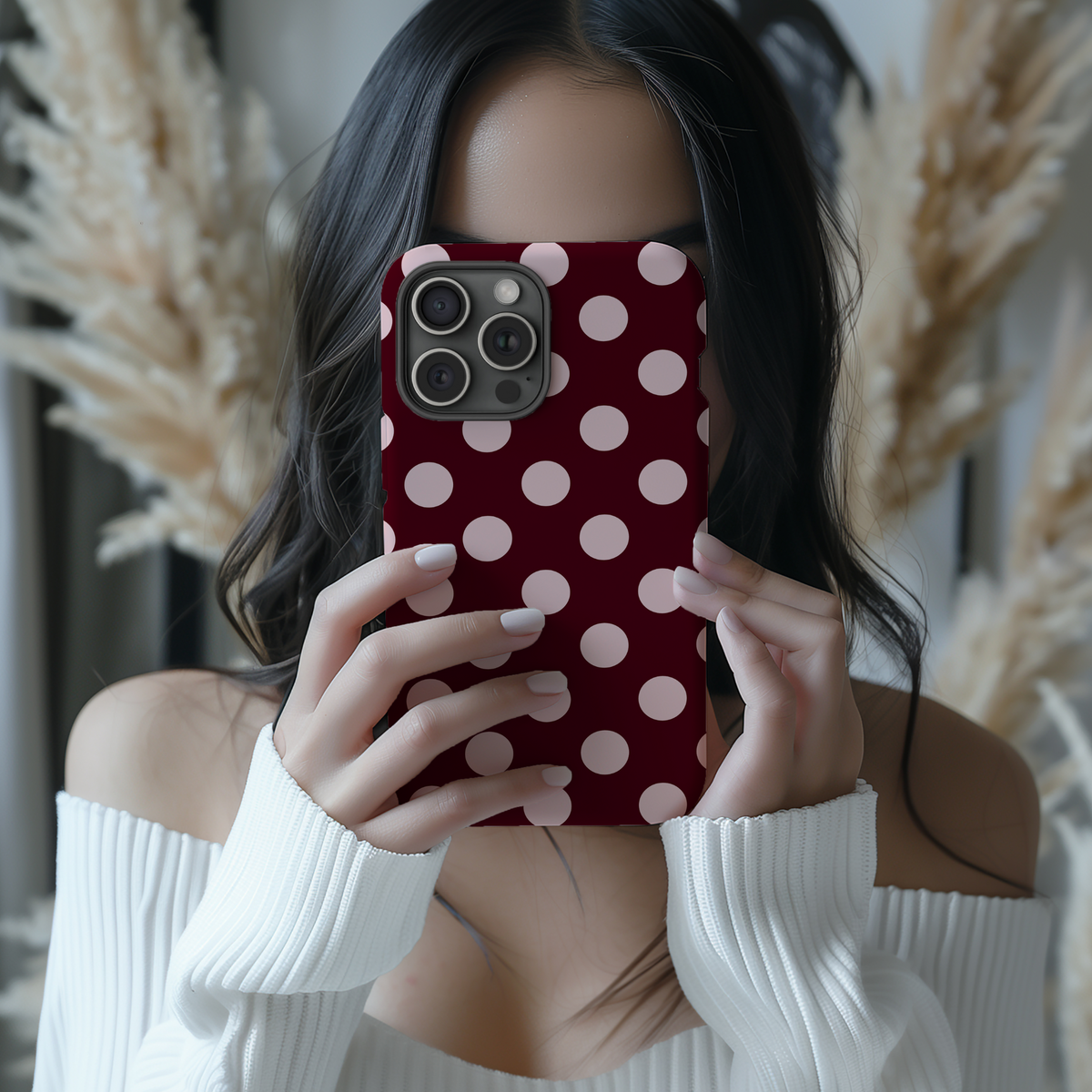 On the Dot Bold Polka Dot iPhone Case – Creative Case Place